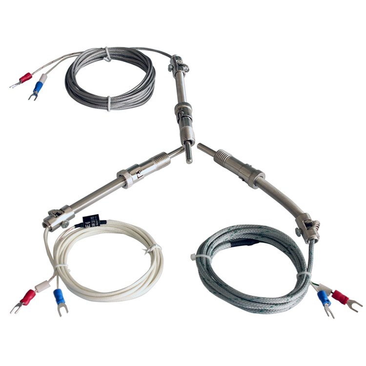 K Type Spring Bayonet Thermocouple With Probe - Huanya